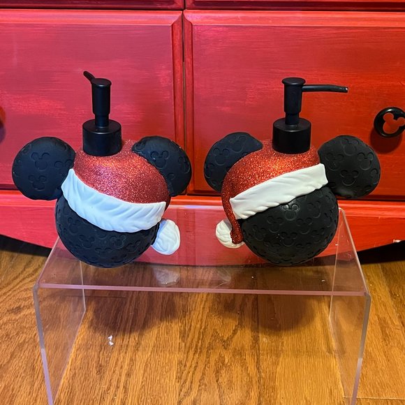 Disney | Bath | New Disney Mickey Mouse Santa Hat Christmas Lotion Soap ...